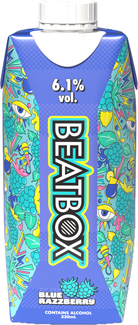 BEATBOX Blue Razzberry 330ml (Væntanlegt 2026) — Soda ehf.